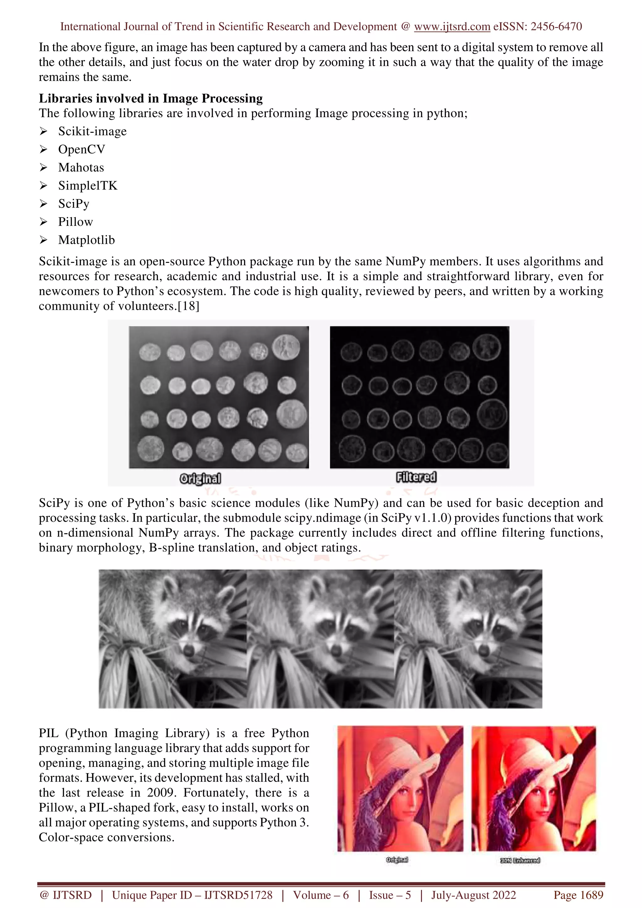 Image Processing in the Current Scenario | PDF