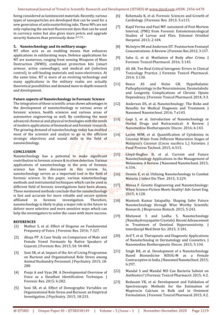 Introduction to Nanotechnology and Its Applications in Forensic ...