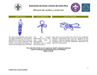 manual de nudos amarres anclajes | PDF