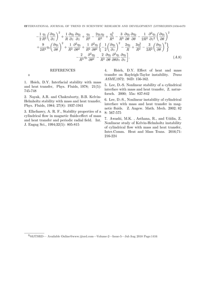 Nonlinear Asymmetric Kelvin-Helmholtz Instability Of Cylindrical Flow With Mass And Heat ...