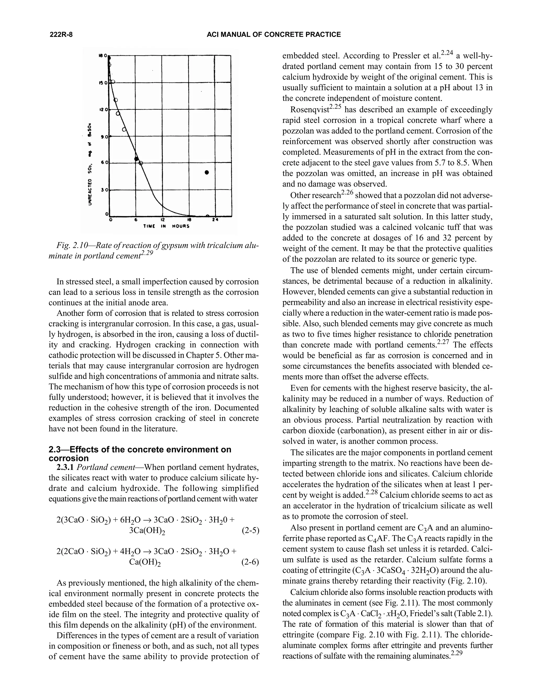 222 r 96 - corrosion of metals in concrete | PDF