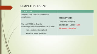222 Unit 1 Tenses simple and continuous | PPT