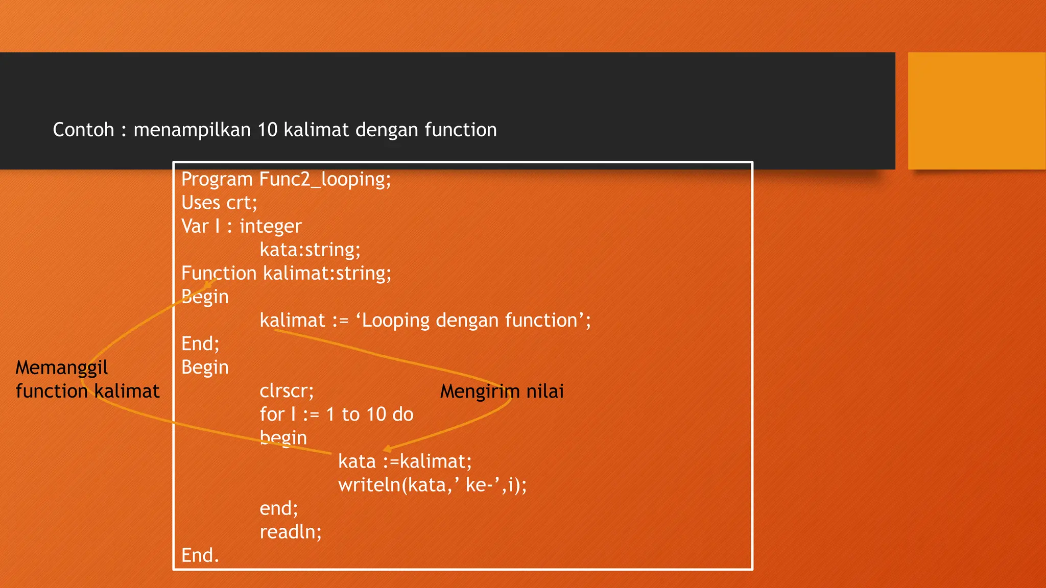 materi bahasa Function dengan Pascal.pptx