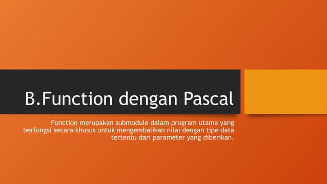 materi bahasa Function dengan Pascal.pptx
