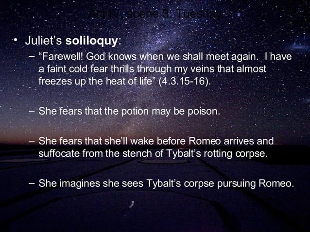 223 Romeo & Juliet, Act Iv | PPT
