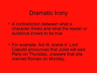 Dramatic Irony Examples Romeo And Juliet