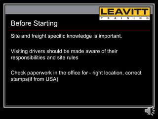 Loading and unloading white | PPTX