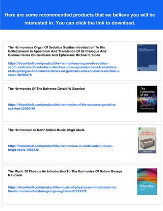 The Harmonius Organ Of Sedulius Scottus Michael C Sloan | PDF