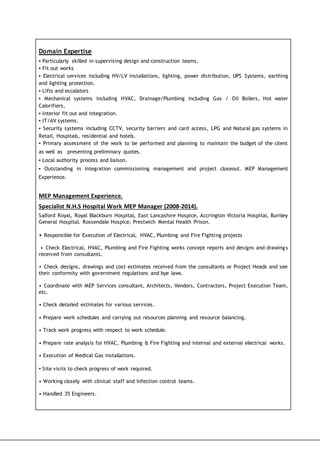 Lee Scholes MEP manager. | PDF