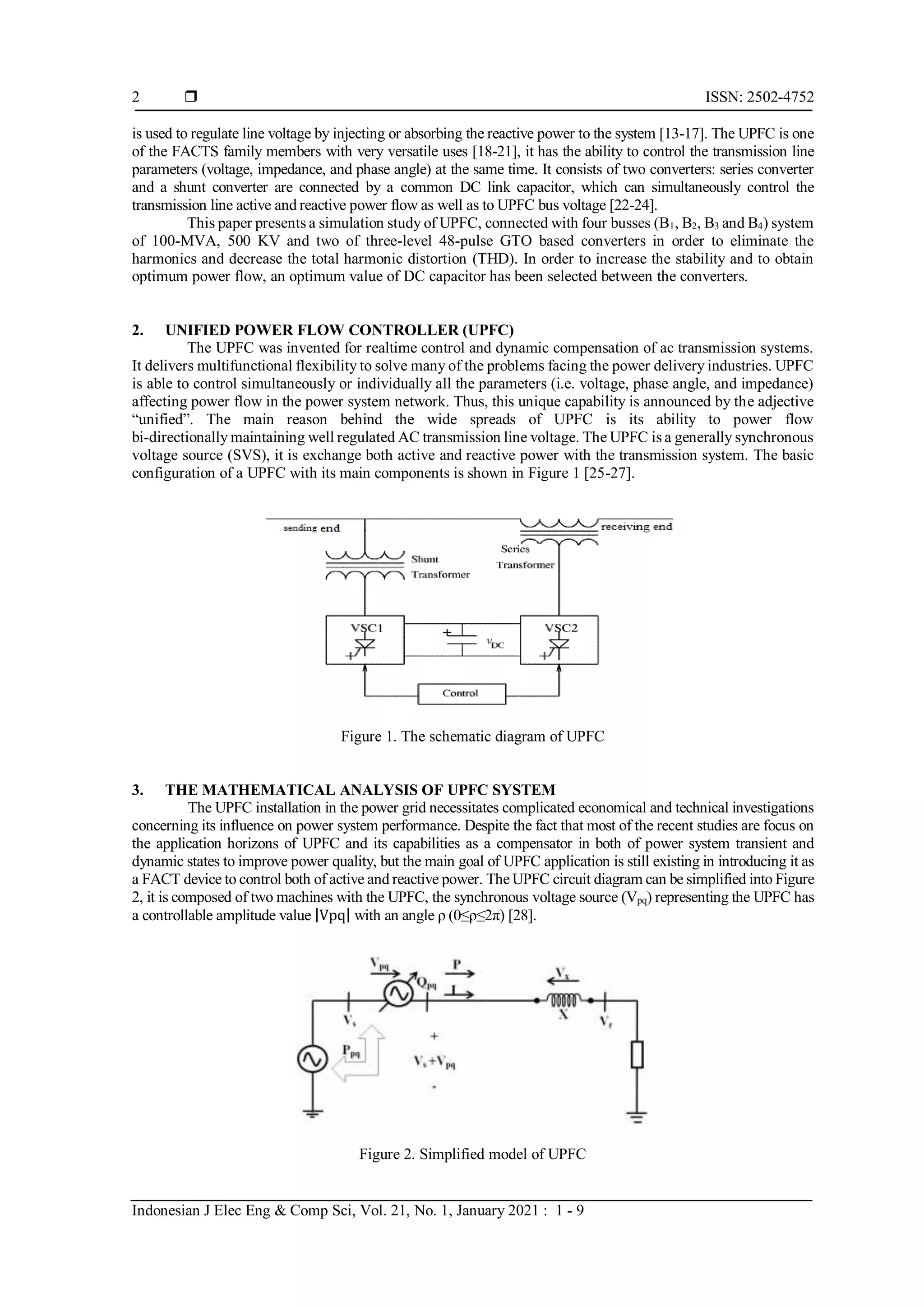 Power quality improvement using fuzzy logic controller based unified ... Power quality improvement using fuzzy logic controller based unified ...