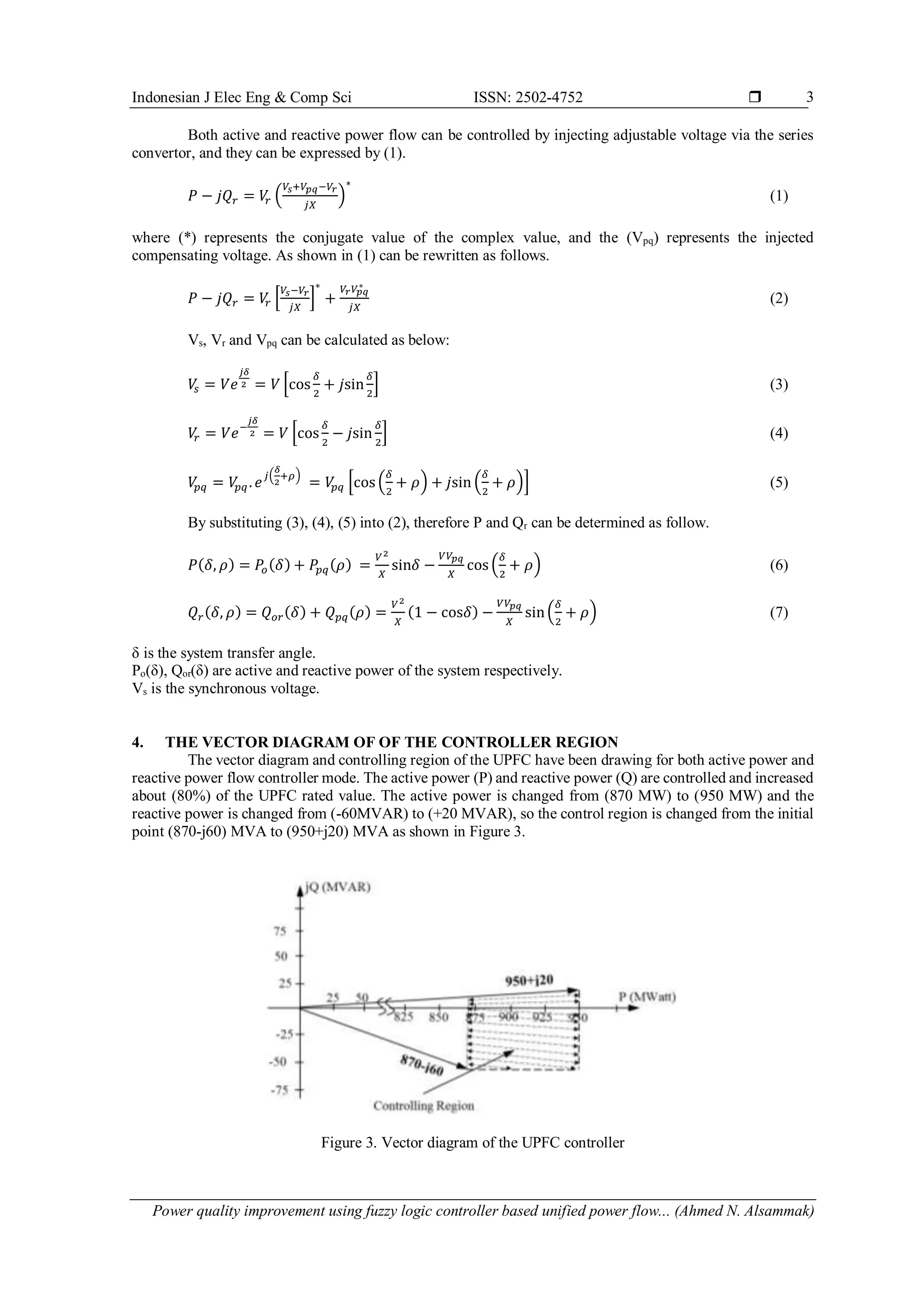 Power quality improvement using fuzzy logic controller based unified ... Power quality improvement using fuzzy logic controller based unified ...