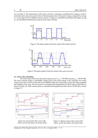Power quality improvement using fuzzy logic controller based unified power flow controller | PDF