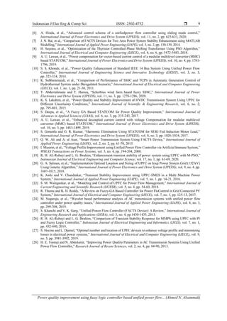 Power quality improvement using fuzzy logic controller based unified power flow controller | PDF