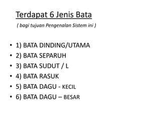 jenis-jenis bata tanah berkunci dan contoh | PDF
