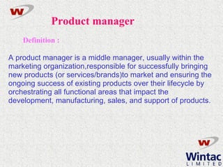 product management | PPT