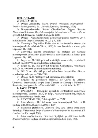 223483242 dragos-sitaru-dreptul-comertului-international | PDF