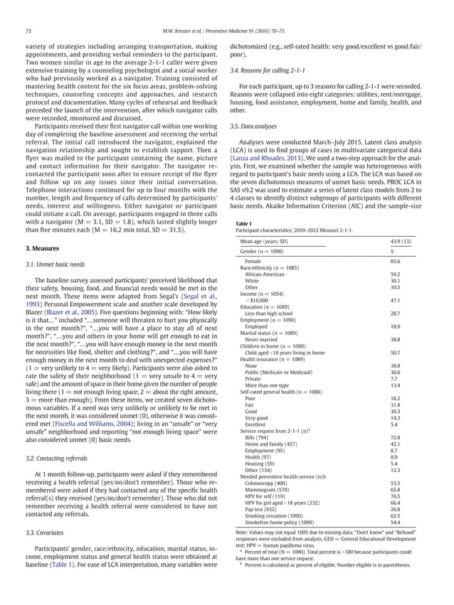 Unmet Basic Needs | PDF