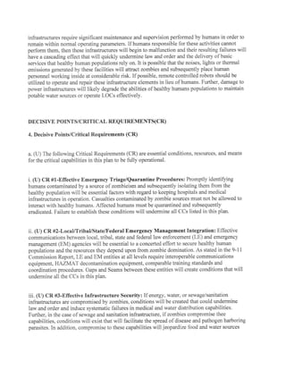 Conplan-8888 Detailed strategy for a possible zombie apocalypse | PDF