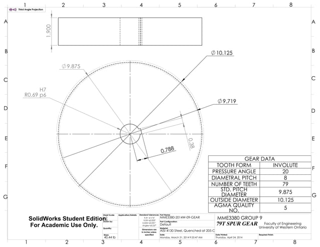 Gear Box Drawings | PDF