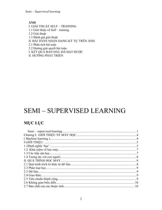đồ án tốt nghiệp semi-supervised learning | PDF