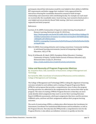 Assessment Matters Newsletter_November 2015 (3) | PDF | Professional ...