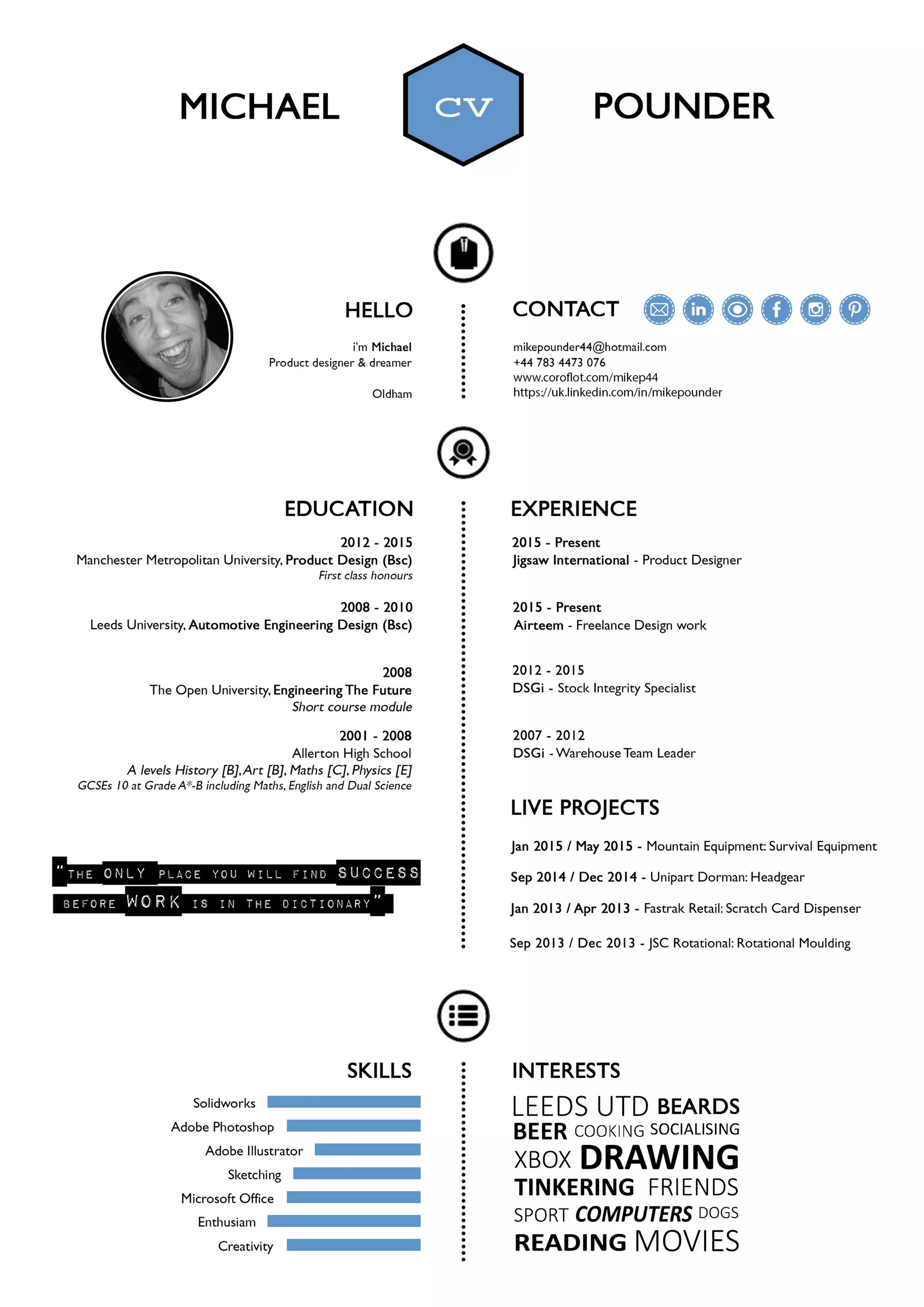 Michael Pounder CV | PDF