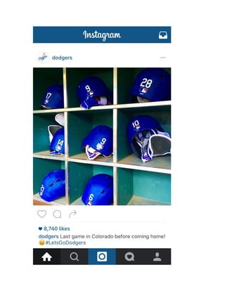 MLB Social Media Posts | PDF | Baseball | Sports