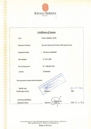Certificate of storeman | PDF