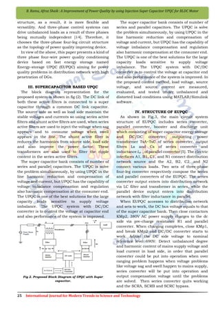 Improvement of Power Quality by using Injection Super Capacitor UPQC for BLDC Motor | PDF