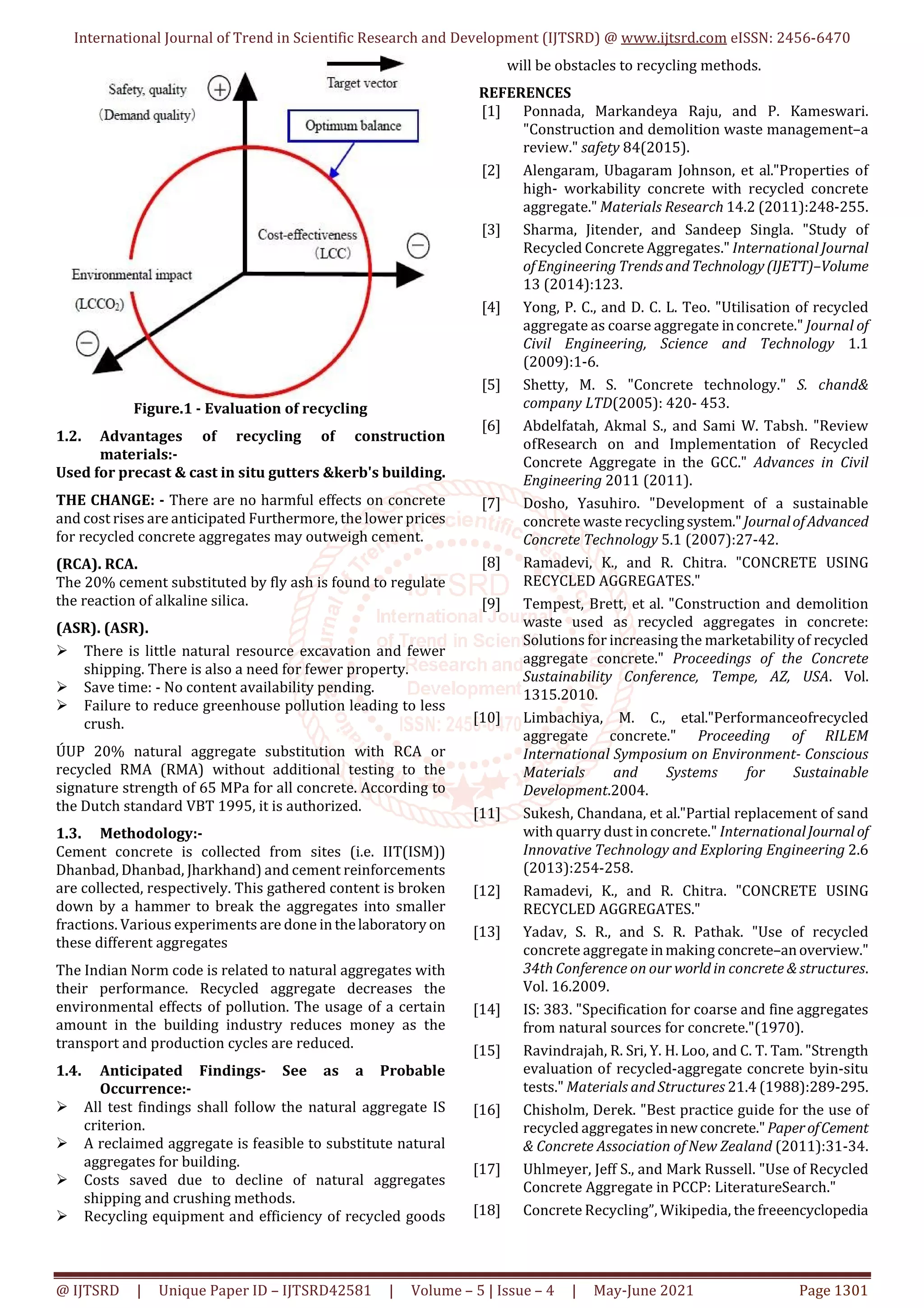 Mechanical Properties of Recycled Aggregate | PDF