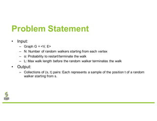 Random Walks on Large Scale Graphs with Apache Spark with Min Shen | PPT
