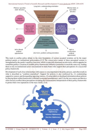Role of Media in Public Policy Making | PDF
