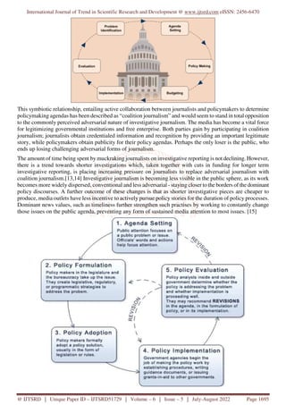 Role of Media in Public Policy Making | PDF