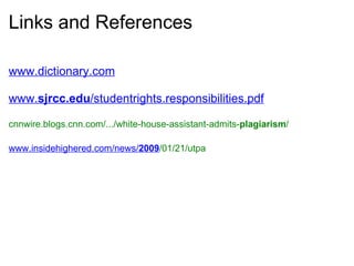 Plagiarism slide | PPT