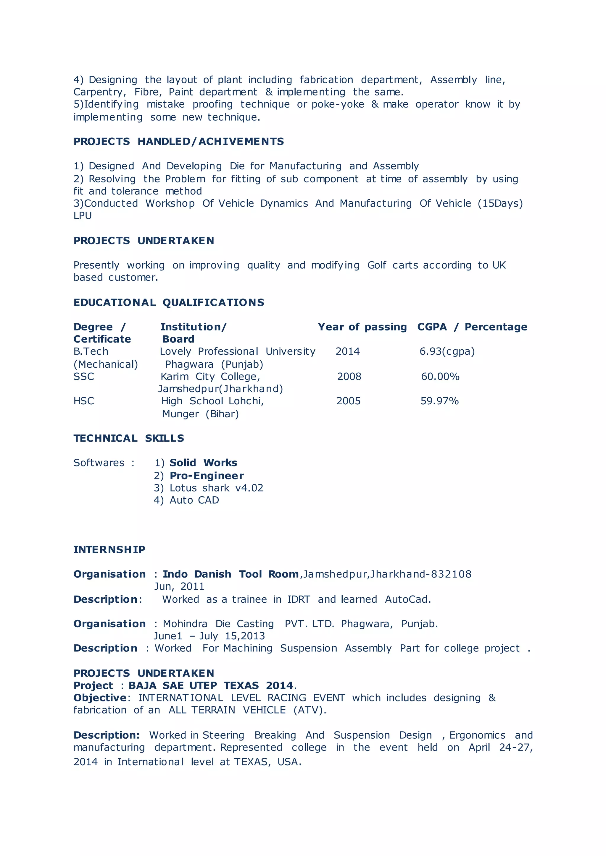 Ashwani Resume | DOCX
