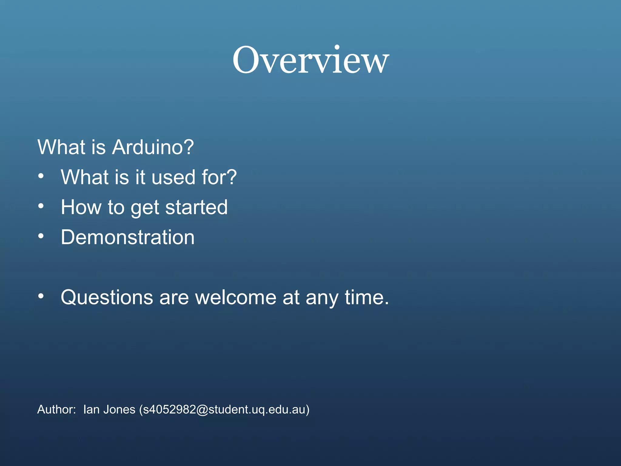 arduino | PPT | Computer Peripherals | Computing