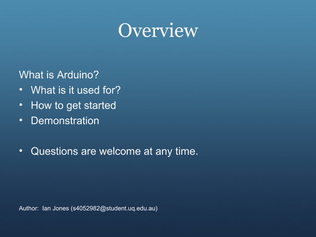 arduino | PPT | Computer Peripherals | Computing