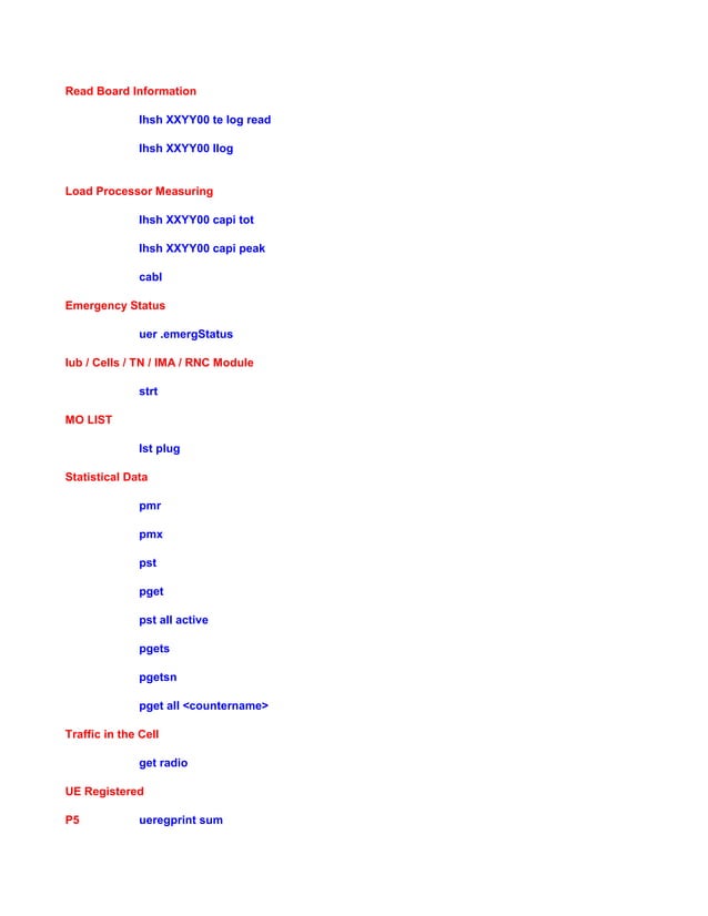 224698998 moshell-commands | PDF | Operating Systems | Computer Software and Applications