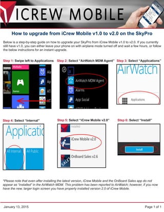 iCrew Mobile 2.0 | PDF | Smartphones | Consumer Electronics