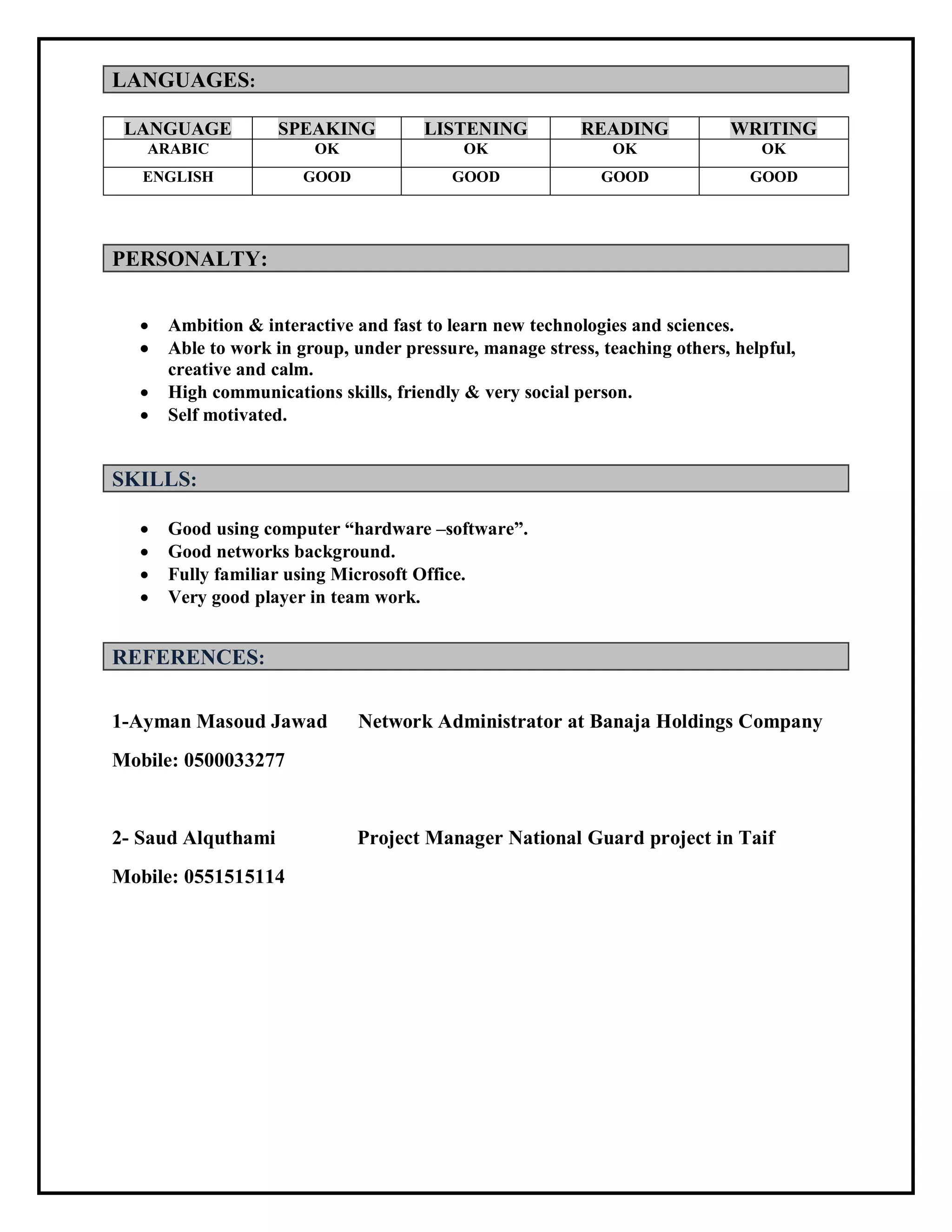 ABDULLAH JAWAD CV (1) | PDF