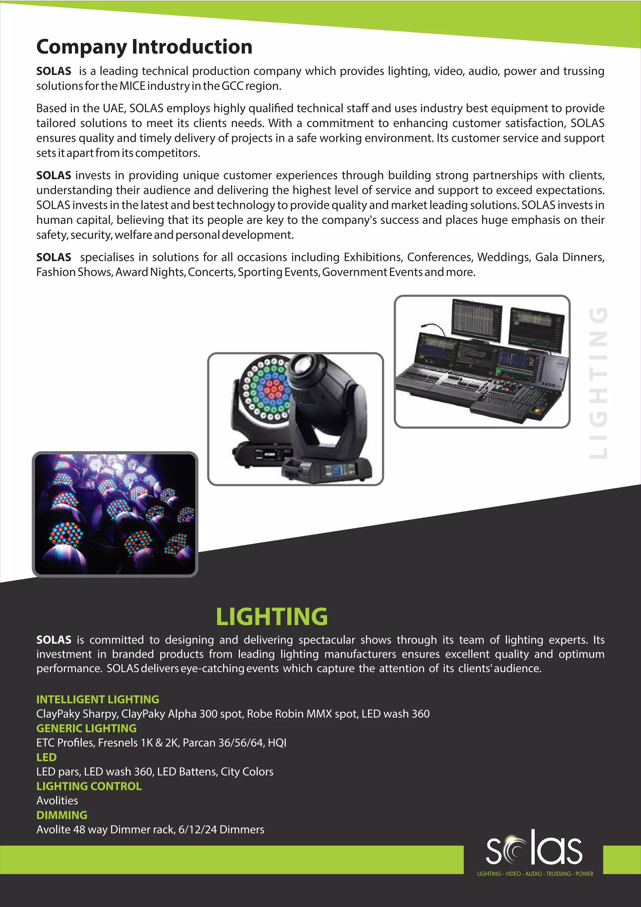 Solas Brochure | PDF