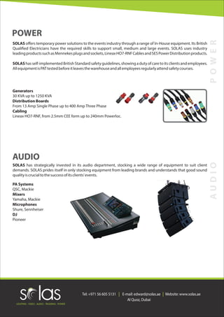 Solas Brochure | PDF