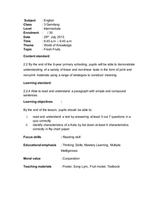 224946736 lesson-plan-fresh-fruit | DOCX