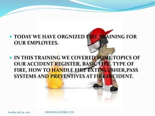FIRE TRAINING | PPT