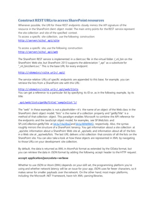 SharePoint 2013 REST API & Remote Authentication | DOCX