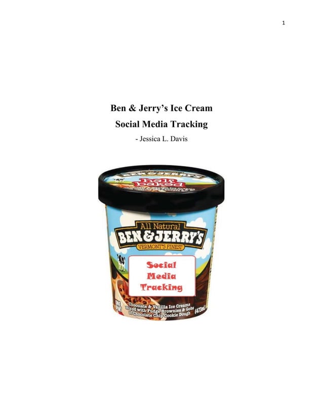 Ben and Jerrys project | PDF