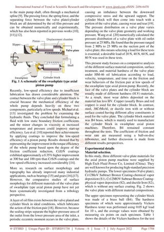 Comparative Study of the Tribological Properties of the Swashplate Axial Piston Pump for ...