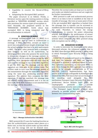 An Encrypted MAC for the Authentication Process in WSN | PDF