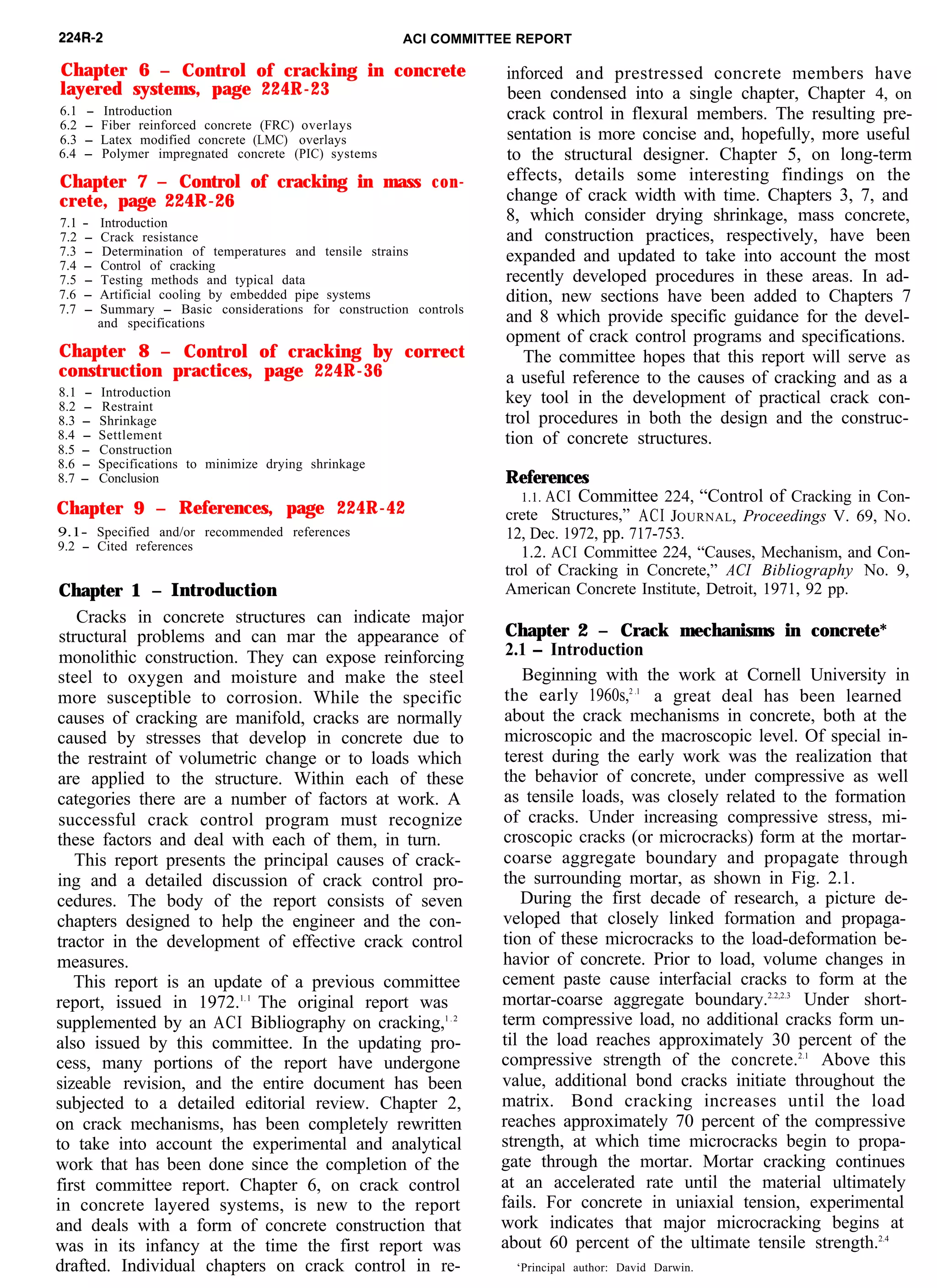 224 r 90 - control of cracking in concrete structures | PDF