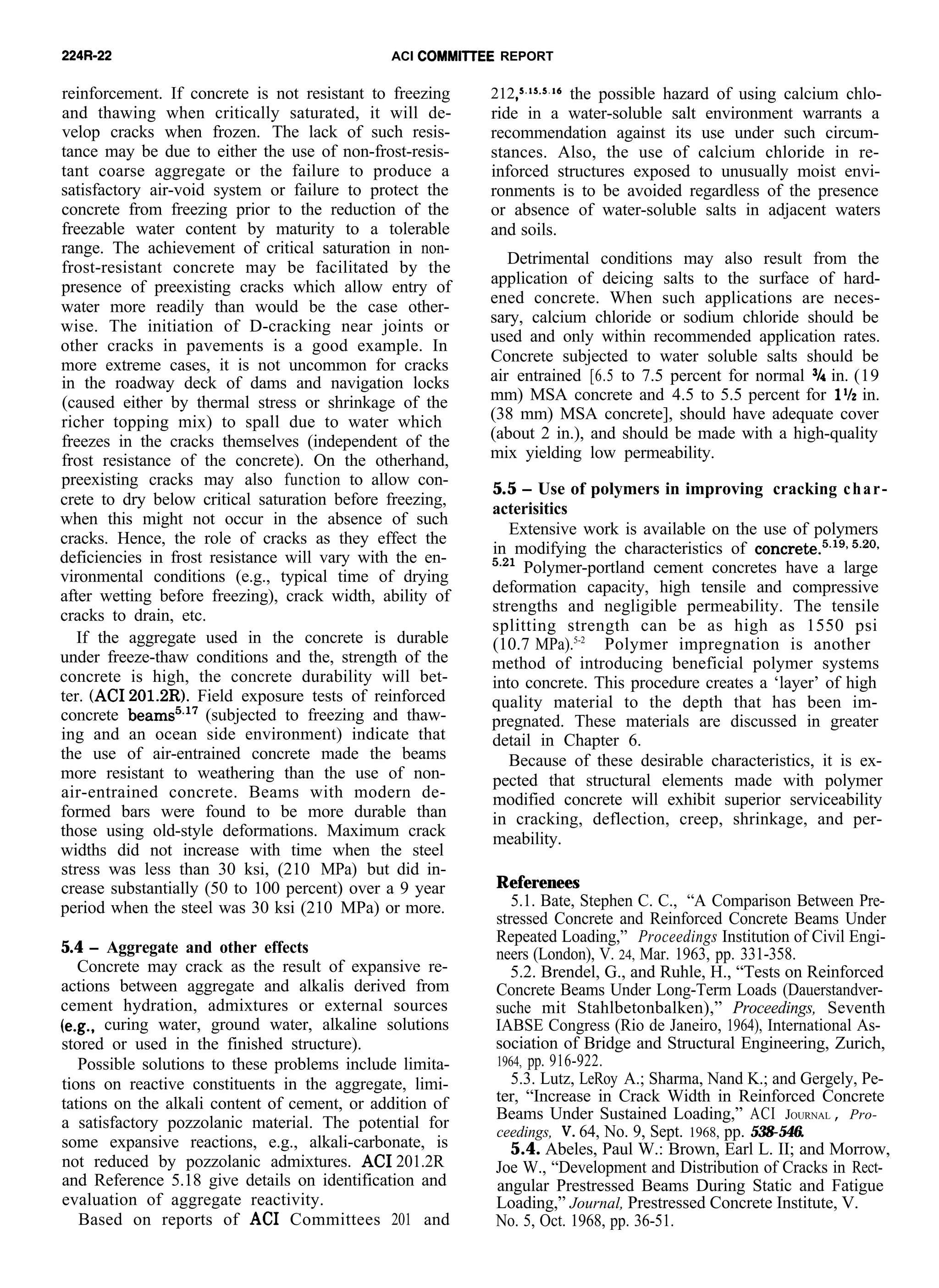 224 r 90 - control of cracking in concrete structures | PDF